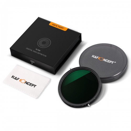 K&F Concept 82mm Variable Fader ND2-ND32 ND Filter and CPL Circular ...